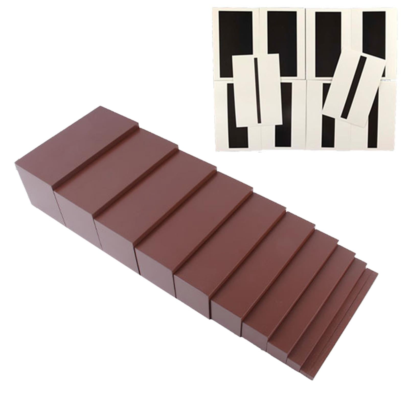 Hellery Montessori Brown Ladder, Small Brown Stair Materials Teaching ...