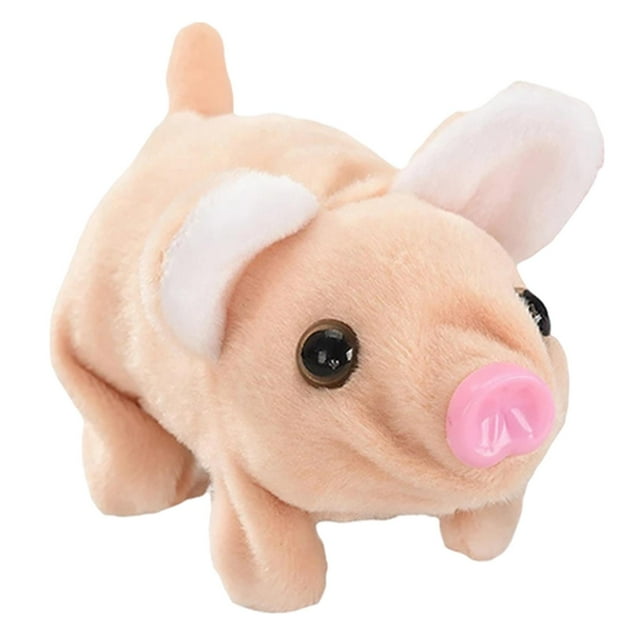 Hellery Plush Toy Pig Electronic Toy Piggy Lifelike Interactive Piglet ...
