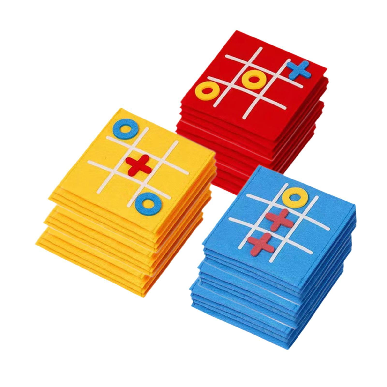 Hellery Tic TAC Toe Game Funny XO Toy Family Games Classic Educational ...