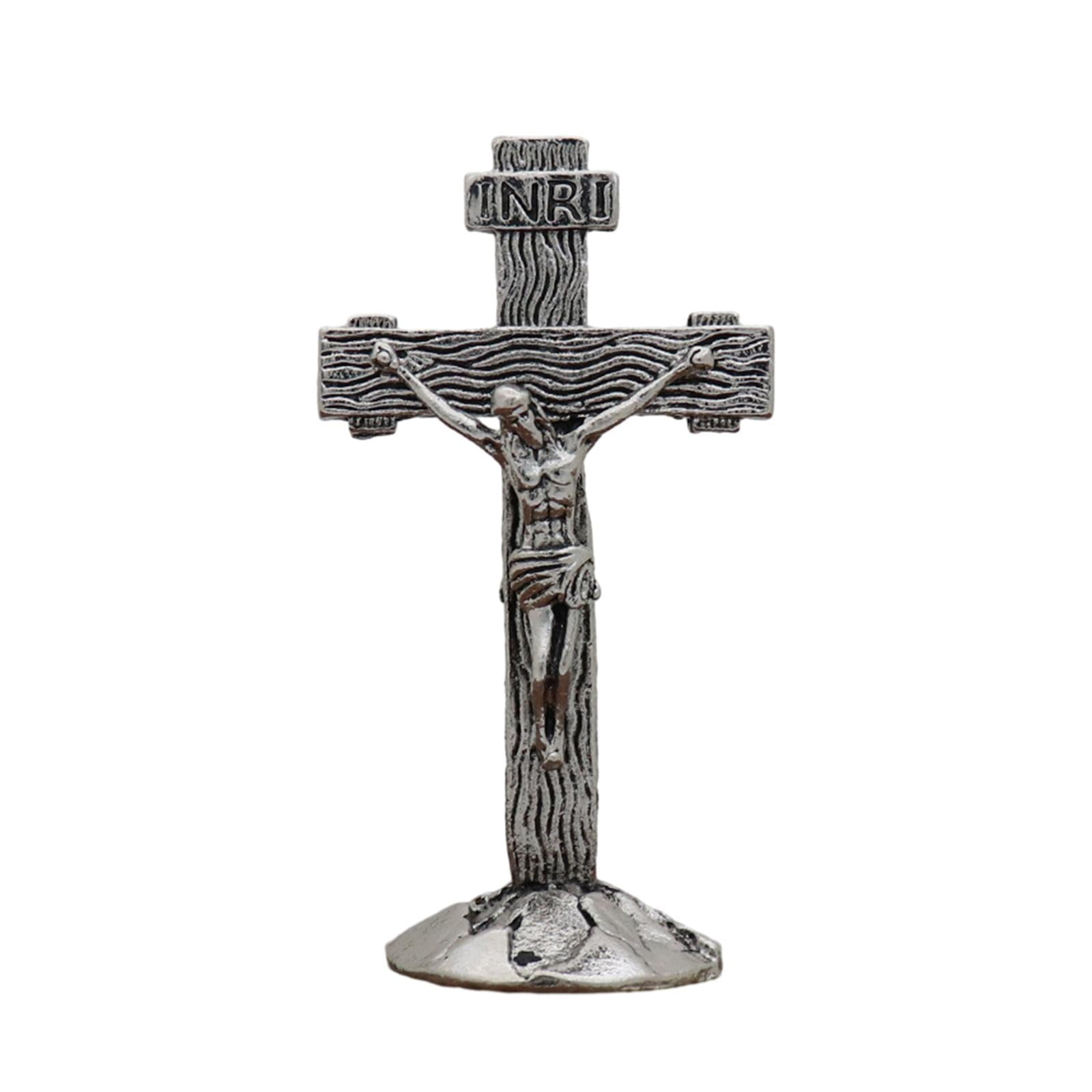 Hellery mas Desktop Cross, Catholic Jesus ian Cross, Meaningful Gift ...