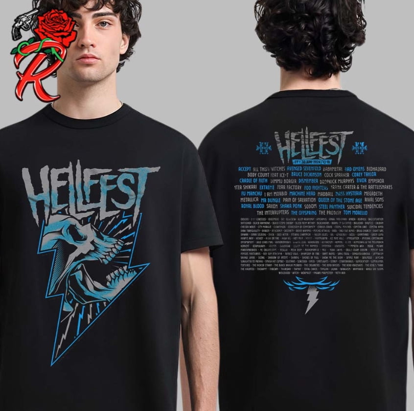 Hellfest 2024 Lightning Merch Festival In Clisson France From 27-30 ...