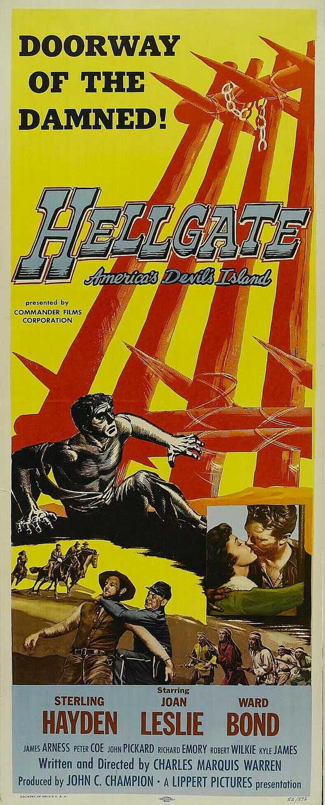 Hellgate - movie POSTER (Style B) (11" x 17") (1989) - Walmart.com