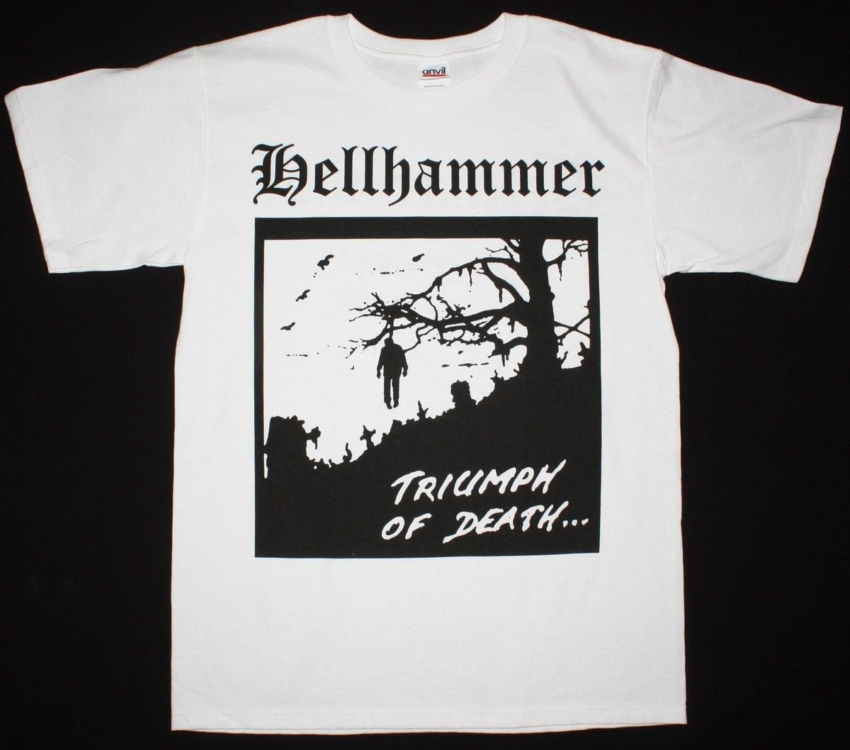 Hellhammer Triumph Of Death 1983 Demo Celtic Frost Coroner NEW White T ...