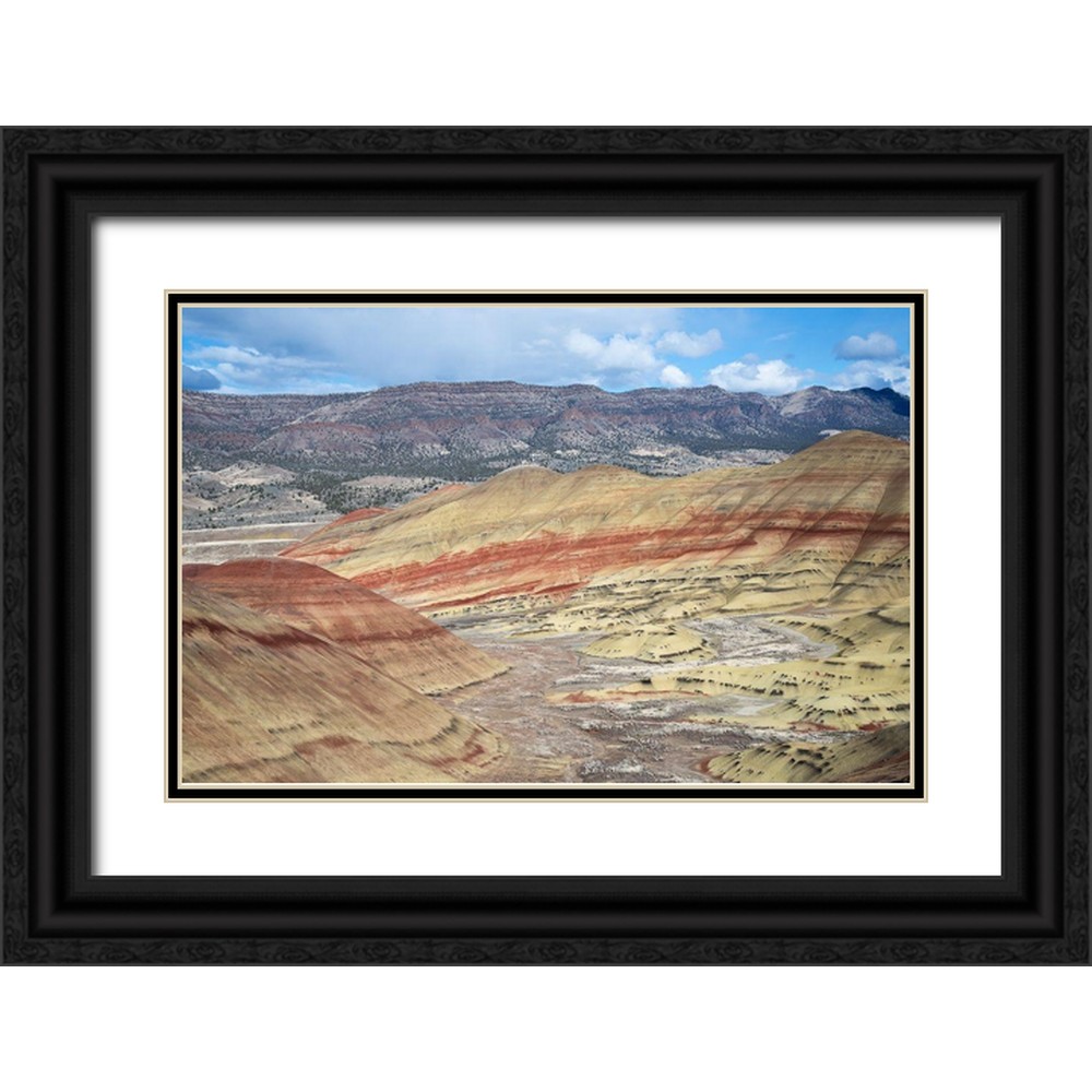 Hellmann, Stan 14x11 Black Ornate Wood Framed with Double Matting ...