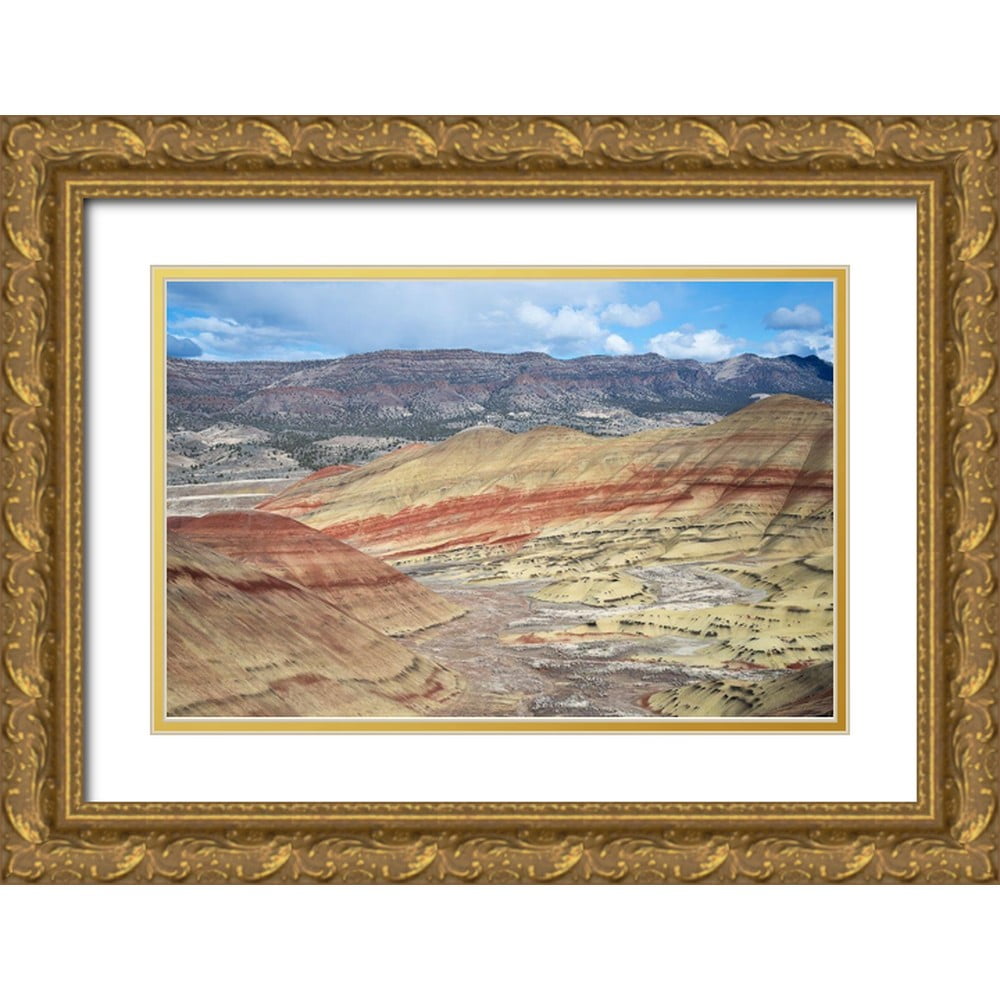 Hellmann, Stan 14x11 Gold Ornate Wood Framed with Double Matting Museum ...