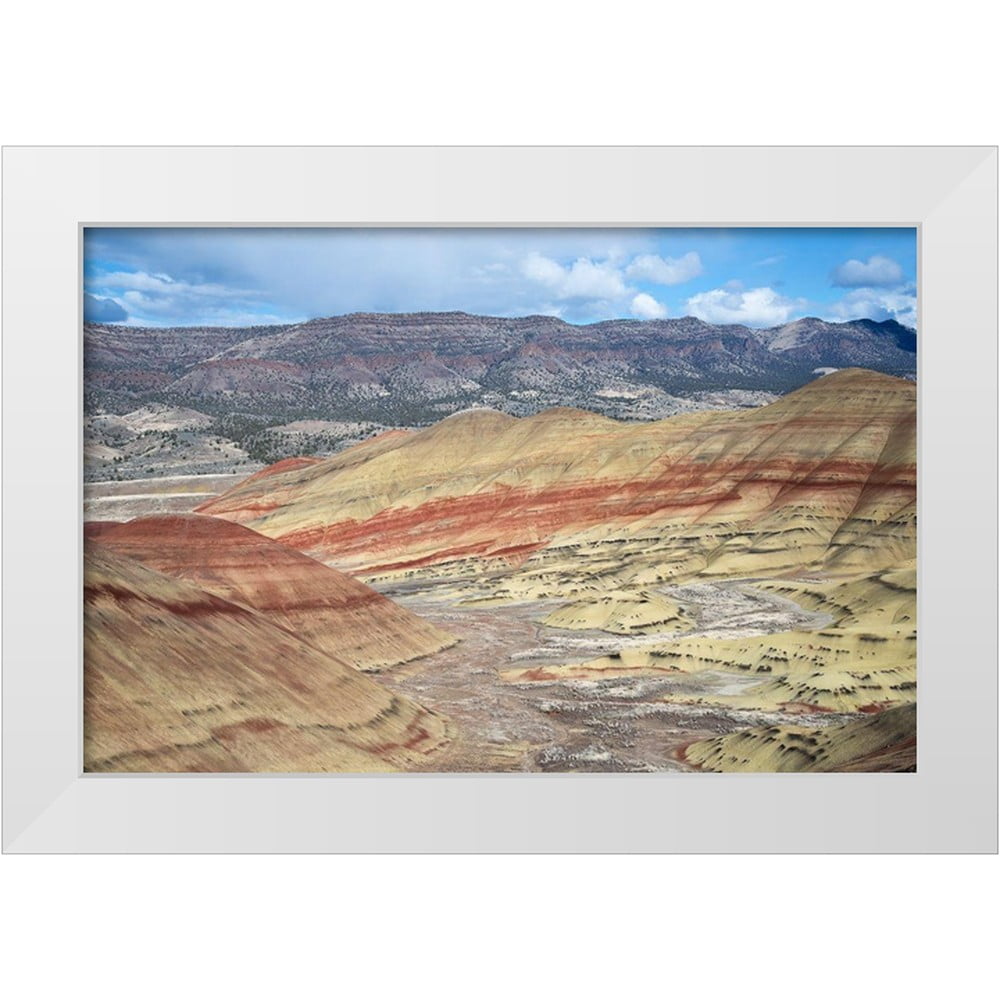 Hellmann, Stan 18x13 White Modern Wood Framed Museum Art Print Titled ...