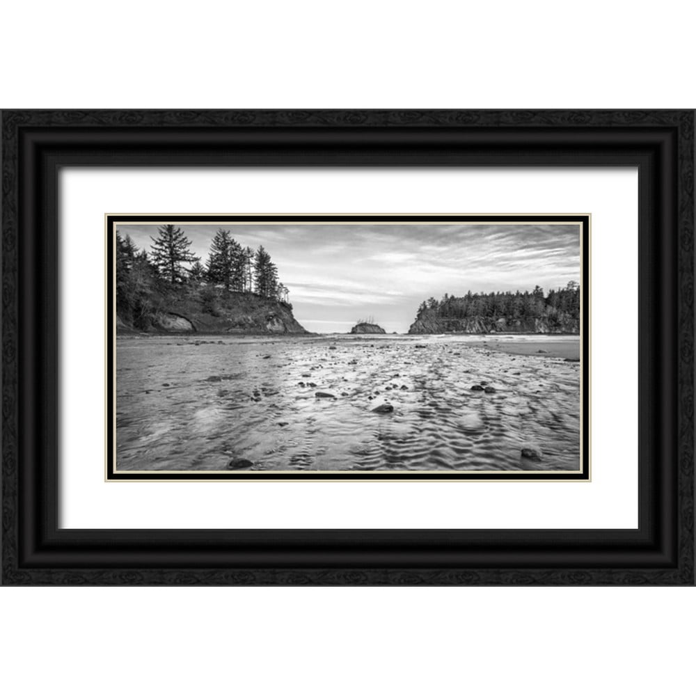 Hellmann, Stan 24x15 Black Ornate Wood Framed with Double Matting Museum Art Print Titled ...