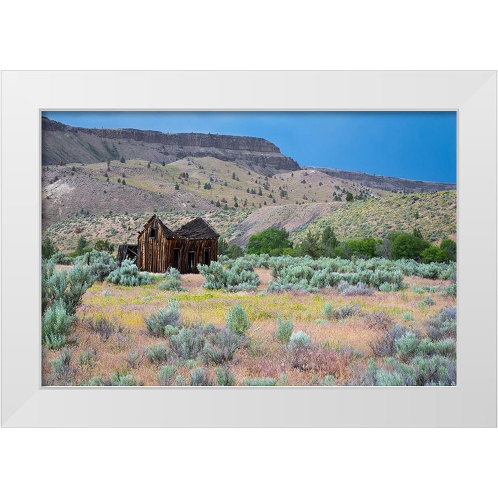 Hellmann, Stan 32x23 White Modern Wood Framed Museum Art Print Titled ...