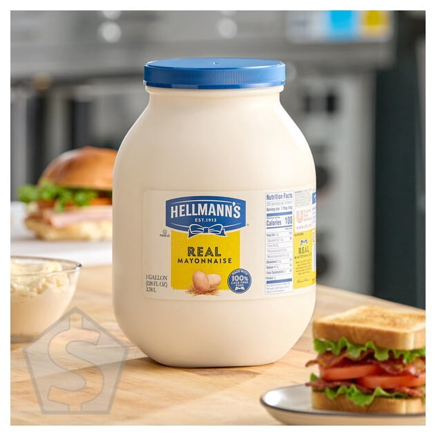 Hellmann's 1 Gallon Real Mayonnaise - 4/Case - Walmart.com