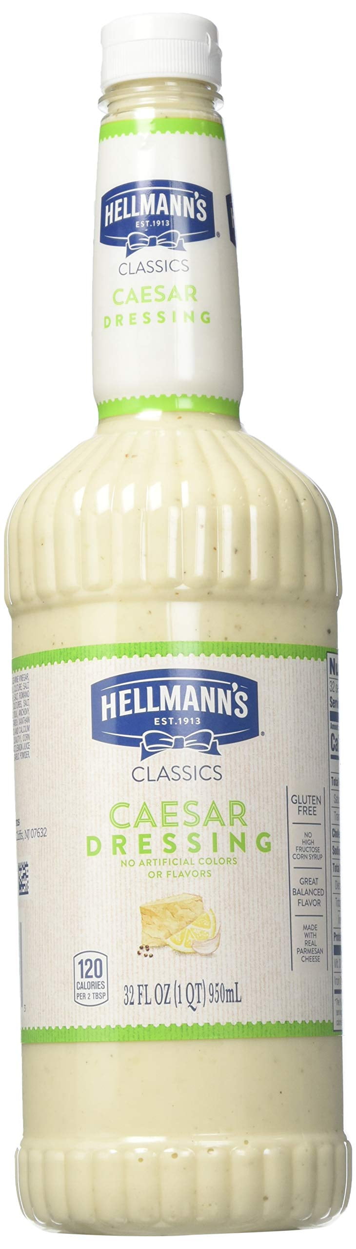 Hellmann's Classics Caesar Salad Dressing, Creamy, 32 Fluid Ounce ...