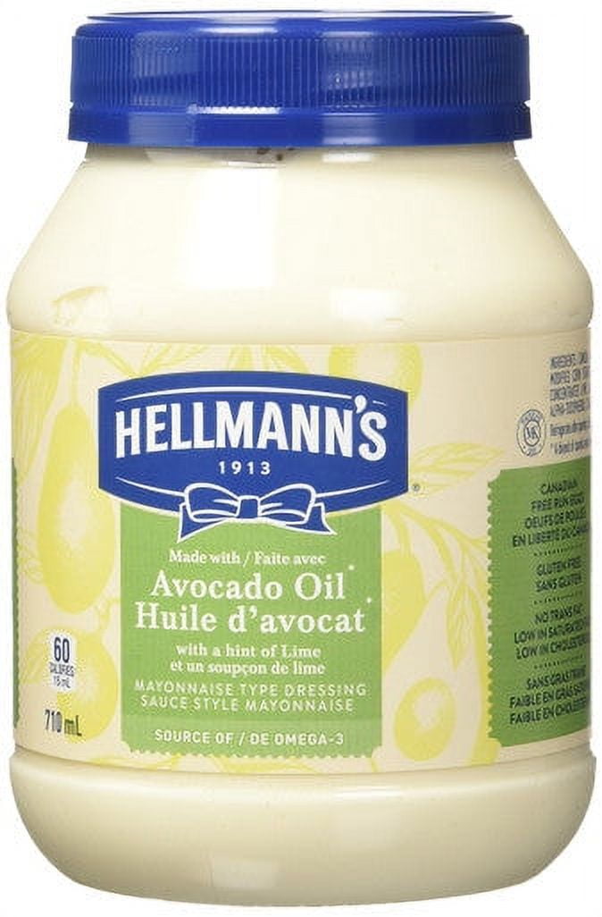 Hellmann's Avocado Oil Mayonnaise Dressing, Creamy, 710ml - Walmart.com