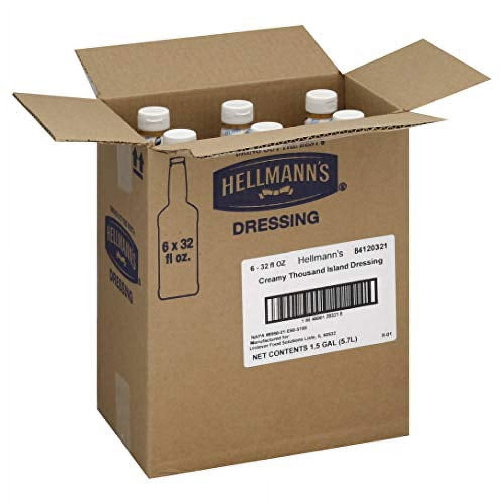 Hellmann's Classics Thousand Island Salad Bar Dressing, 32 oz - Case of ...