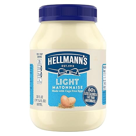 Hellmann's Light Mayonnaise Light Mayo 1 ct Creamy Condiment for ...
