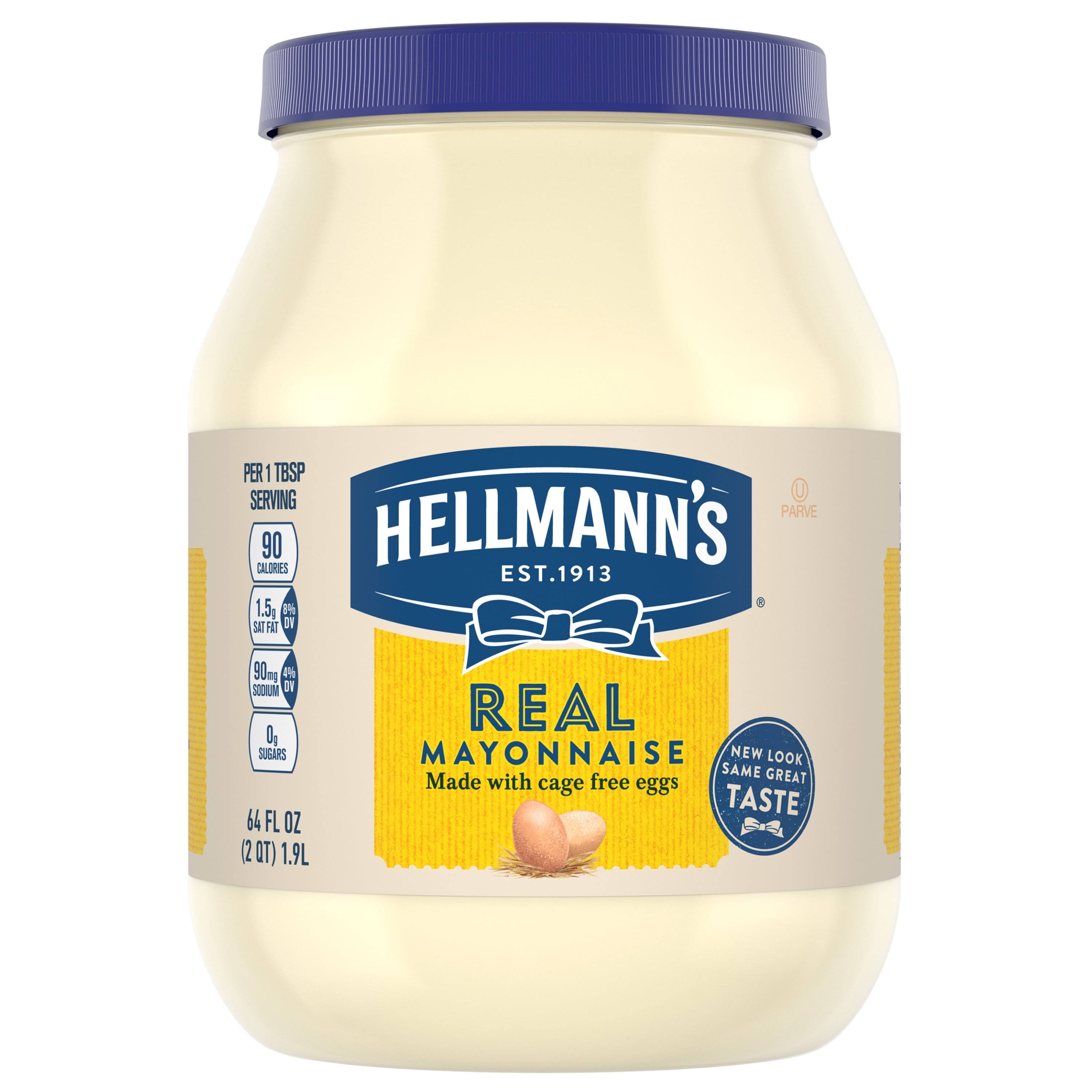 Hellmann's Real Mayo, Big 64 oz Jar - America's Favorite Mayonnaise ...