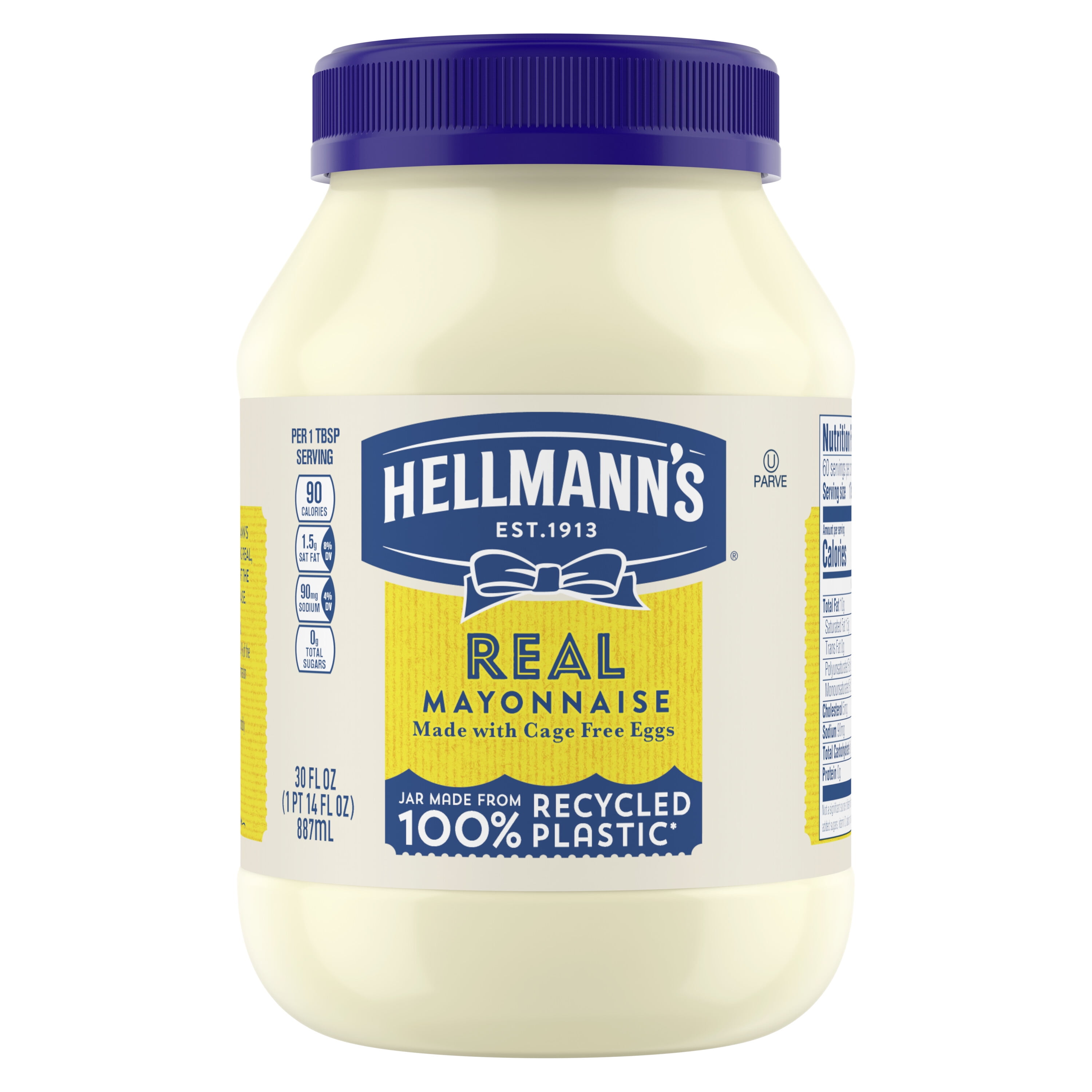 Hellmann's Real Mayonnaise Real Mayo, 30 oz - Walmart.com