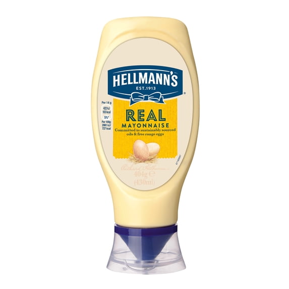 Hellmann's Real Mayonnaise Squeezy 430ml, Imported from Britain ...