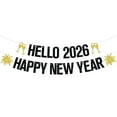 Hello 2026 Happy New Year Banner, Goodbye 2025 Welcome 2026, Winter ...