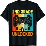Hello 2Nd Grade Level Unlocked Video Game Back To School Boy T-Shirt ...