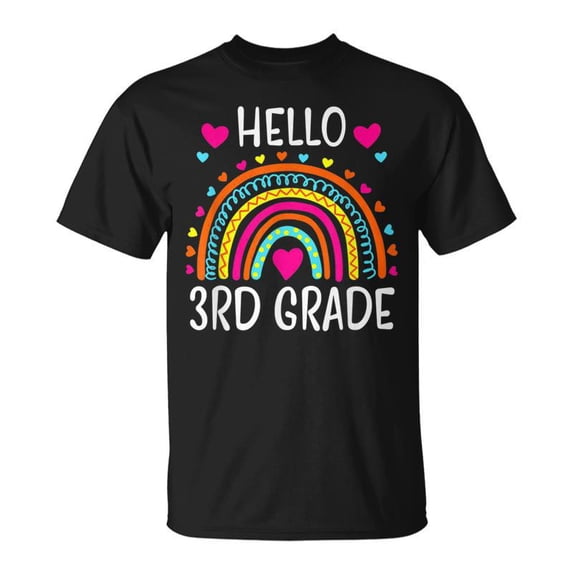 Hello 3Rd Grade Team Squad Crew Back To School Teachers Kids Unisex ...