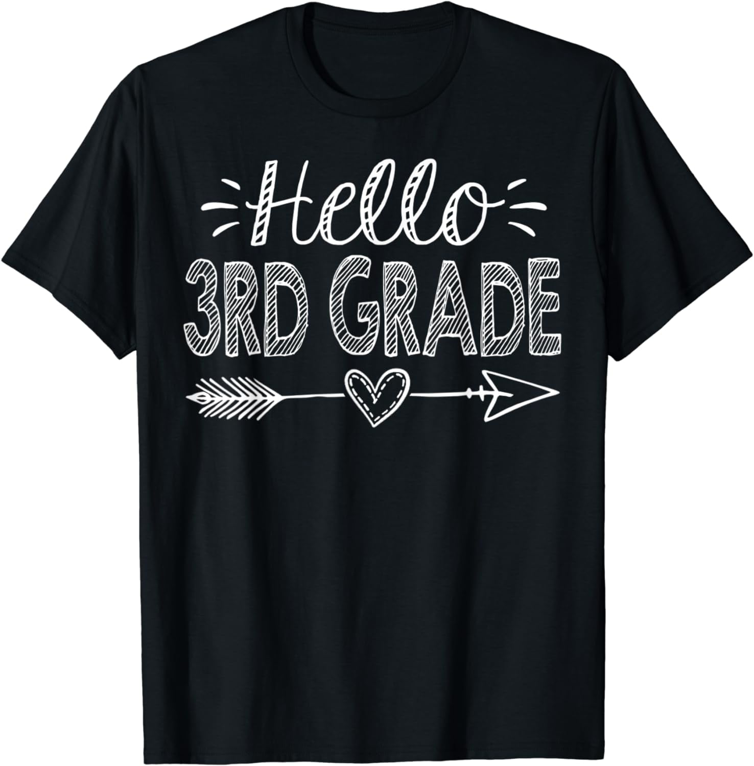 Hello 3rd Grade Team Third Grade Back to School Teacher Kids T-Shirt ...