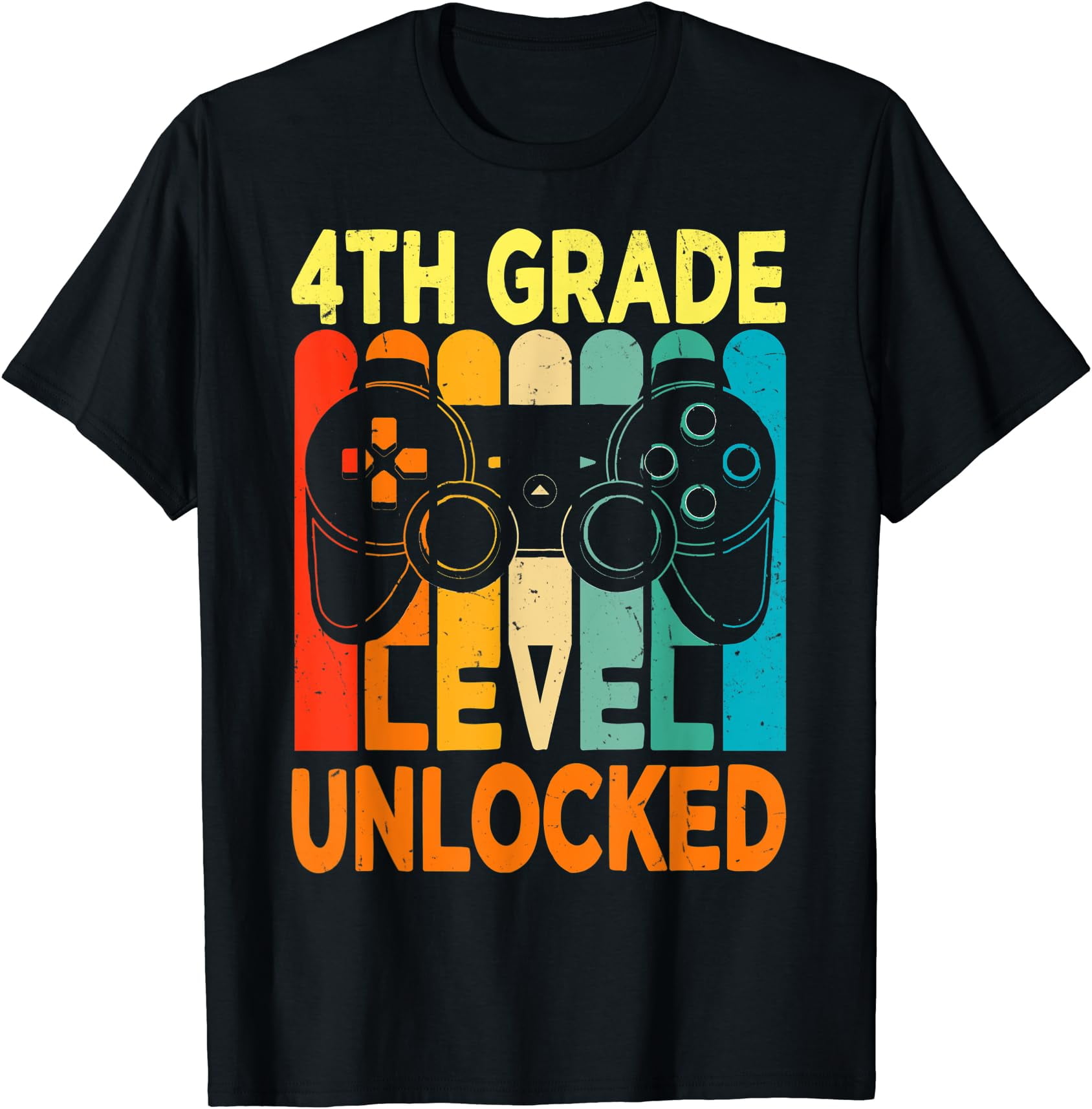 Hello 4Th Grade Level Unlocked Video Game Back To School Boy T-Shirt ...