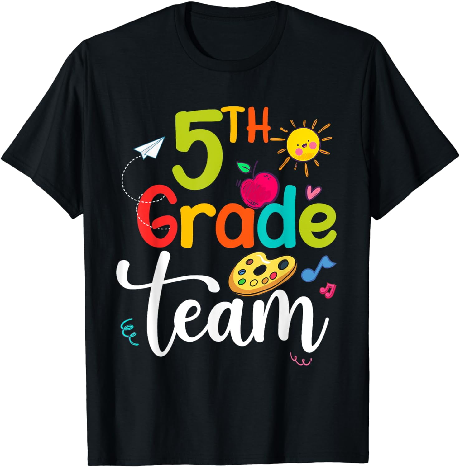 Hello 5th Grade Team Happy First Day Of School T-Shirt - Walmart.com