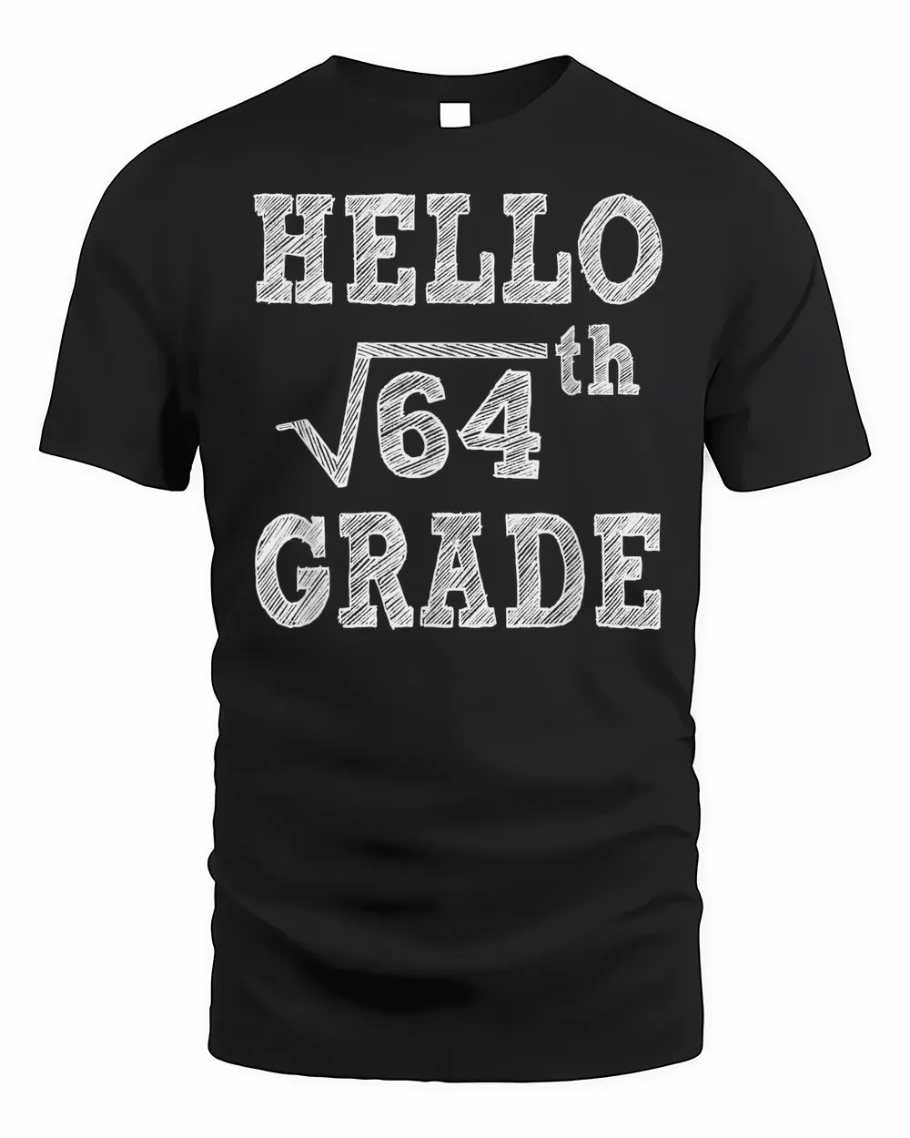 Hello 8th Grade Square Root of 64 Back to School Funny Gifts Shirt ...