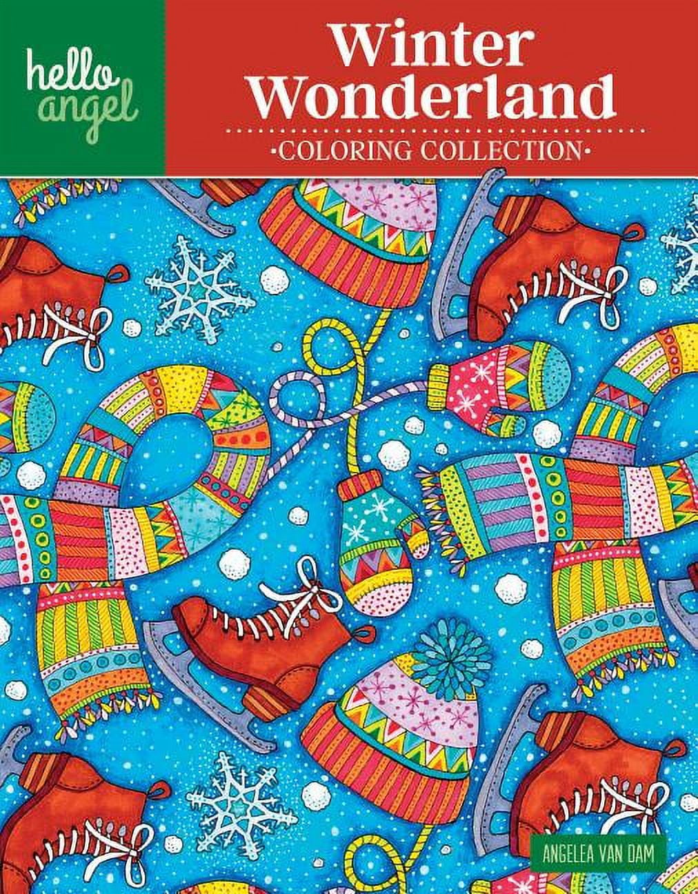 Hello Angel Coloring Collection: Hello Angel Winter Wonderland Coloring ...