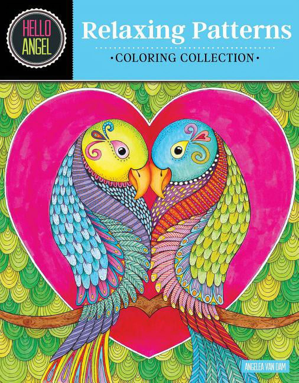 Hello Angel Relaxing Patterns Coloring Collection - Walmart.com