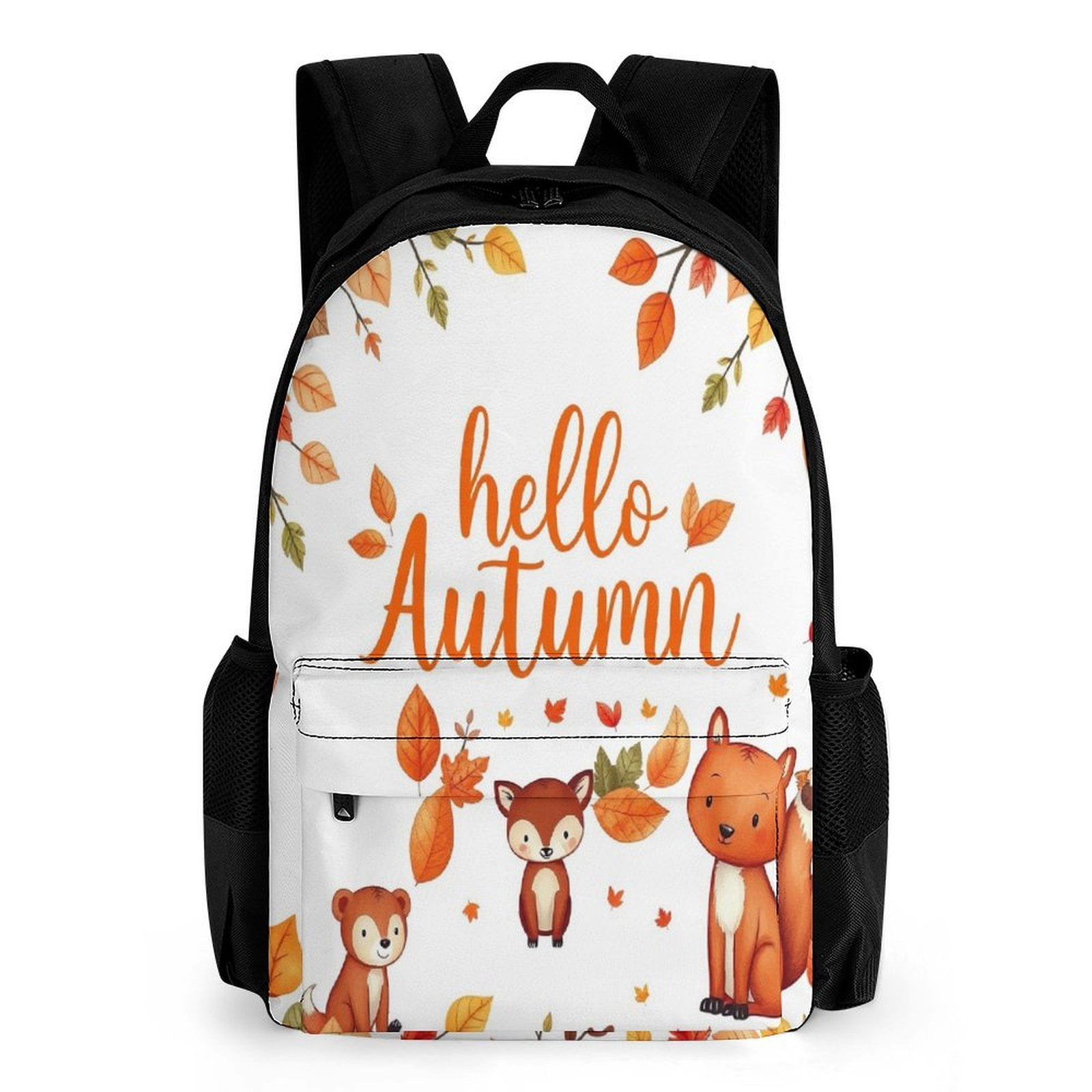 Hello Autumn Animals Backpack Camping Backpacks Women Men Bags Rucksack ...