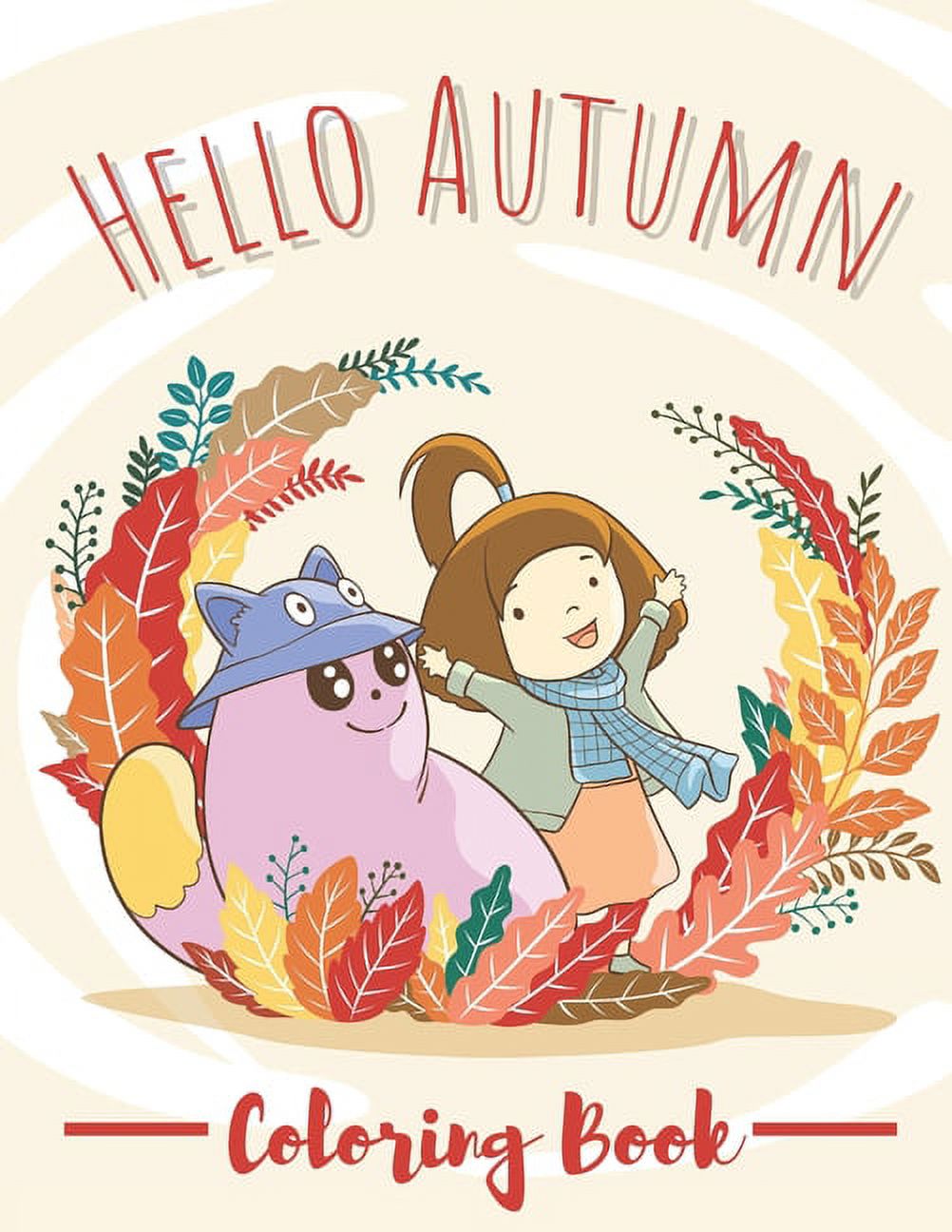 Hello Autumn Coloring Book: Adult Coloring Book Featuring Charming ...