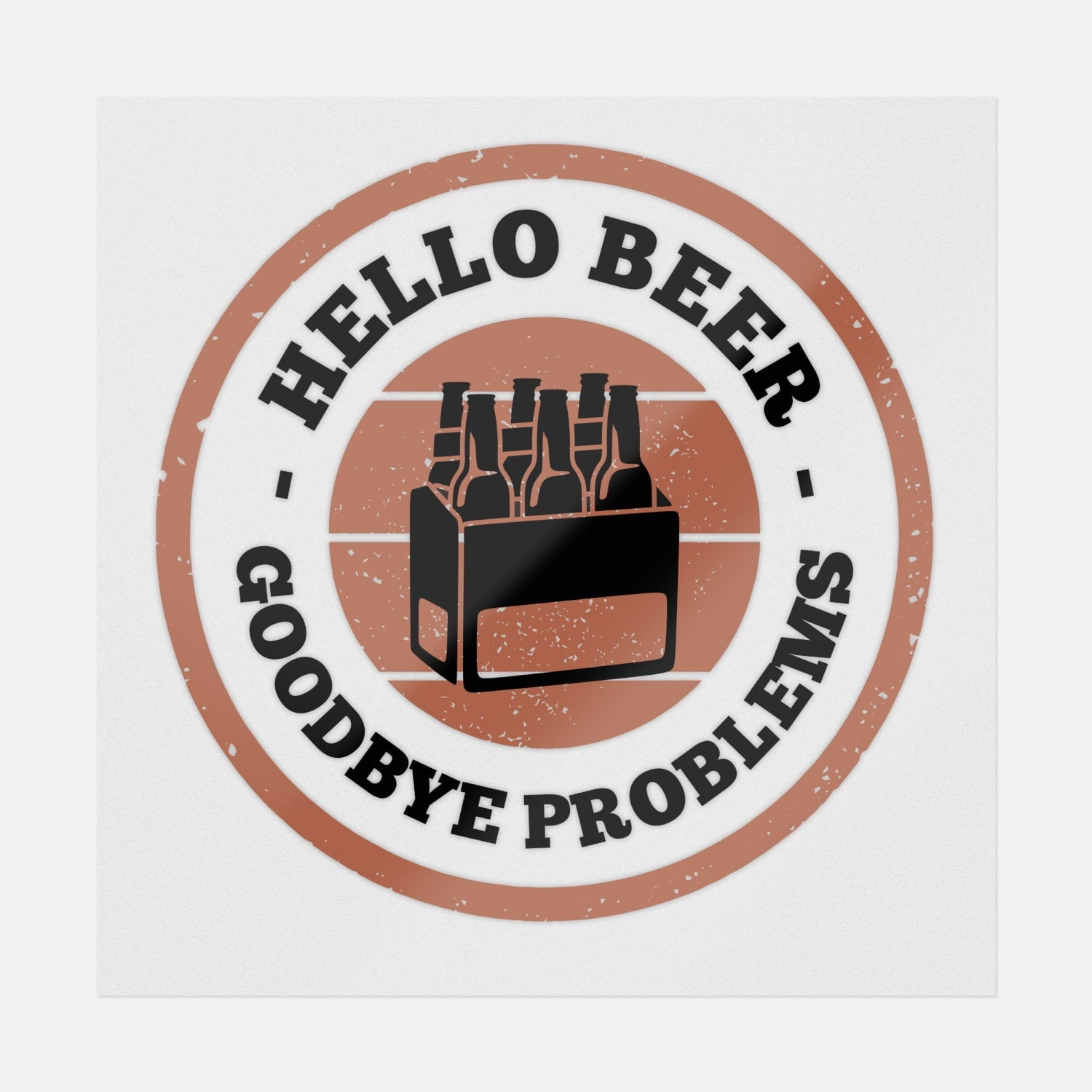 Hello Beer Goodbye Problems Transfer - Walmart.com