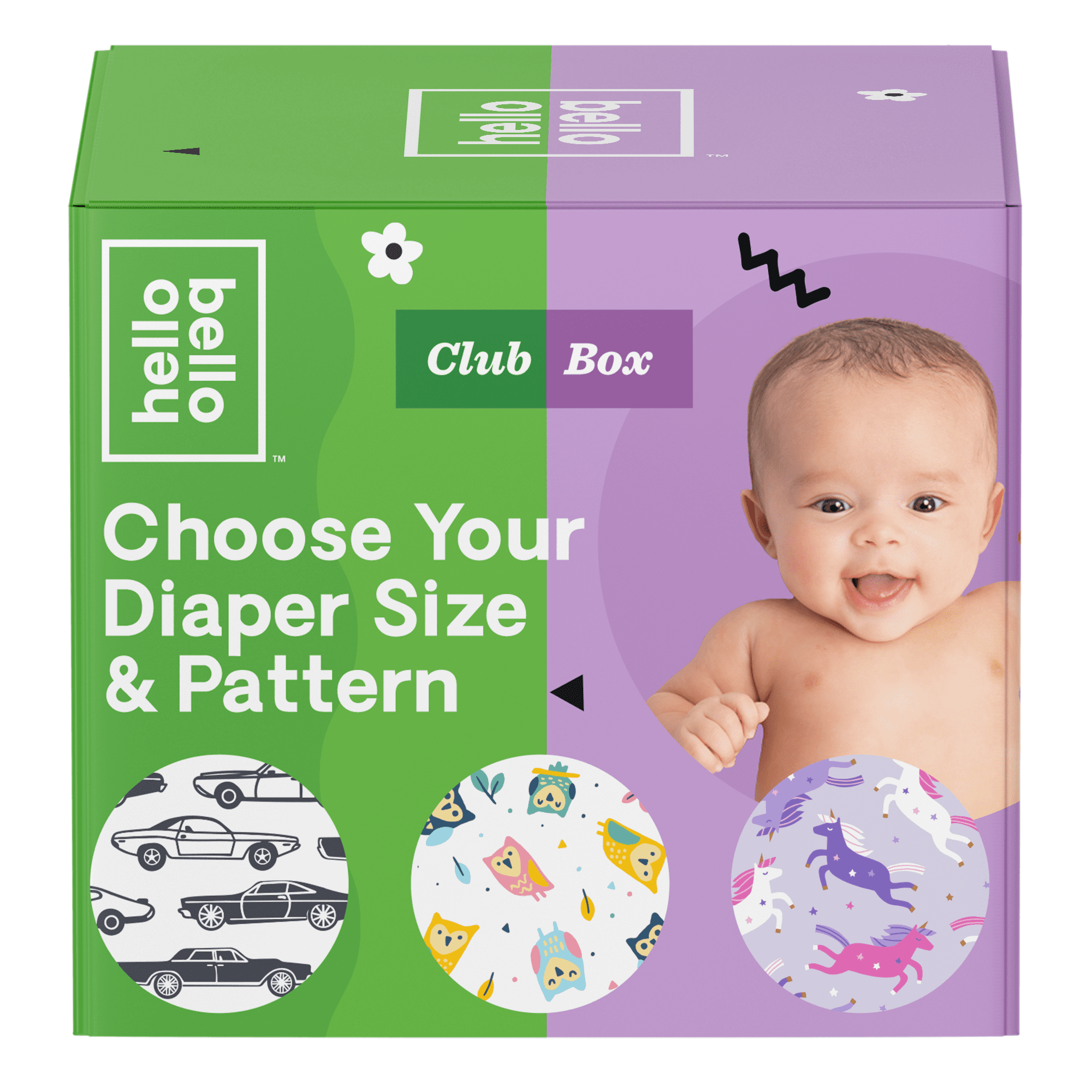 Hello Bello Club Box Diapers -Rumble Tumble & Concrete Jungle - Size 2 ...
