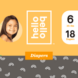 Hello Bello Diapers - Black Rainbows - Size 6 (18ct) - Walmart.com