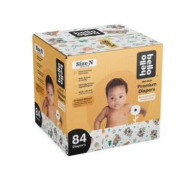 Hello Bello Diapers - Sleepy Sloths - Size 3 (28ct) - Walmart.com