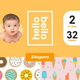 Hello Bello Diapers - Sugar High & Tripple Scoop - Size 2 (32ct ...