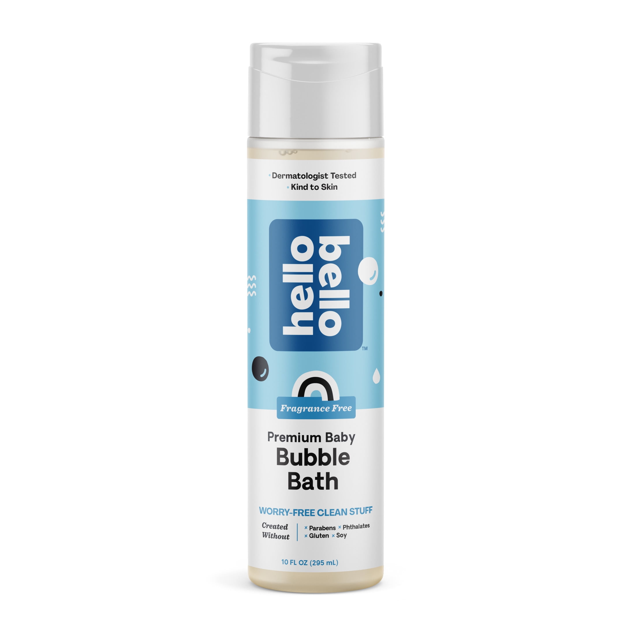 Hello Bello Fragrance Free Bubble Bath, Tear-Free Baby Bath for All ...