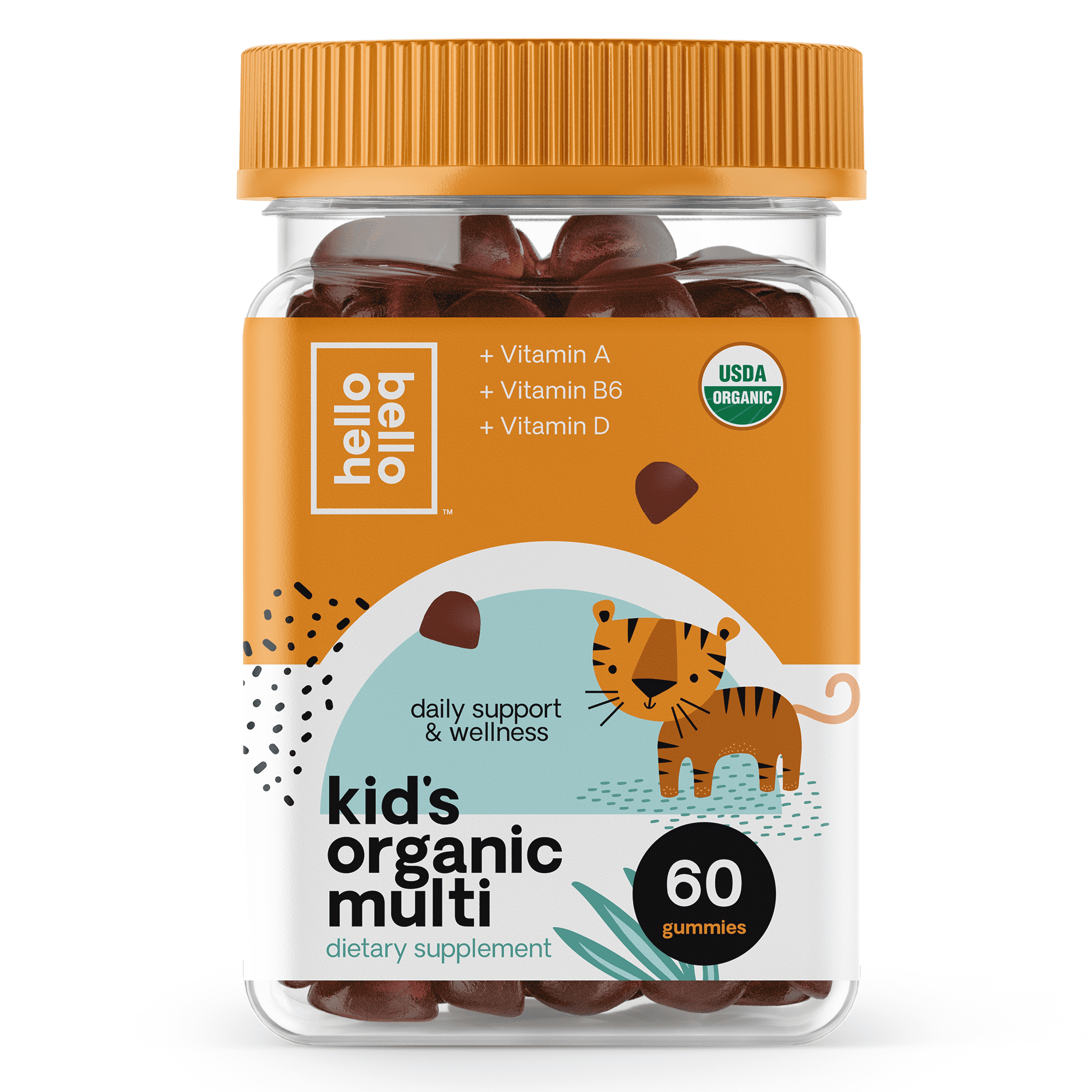 Hello Bello Organic Kid's Multi Vitamin Gummy, 60ct - Walmart.com
