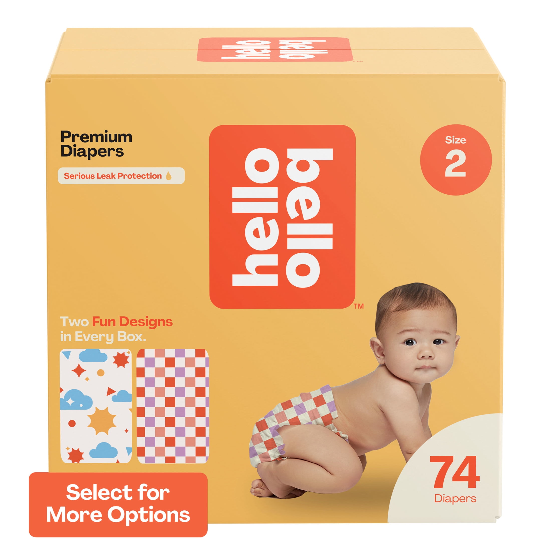 Hello Bello Premium Baby Diapers, Size 2, 74 Count (Select for More ...