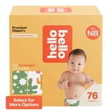 Hello Bello Premium Baby Diapers, Size Newborn, Multicolor, 76ct ...