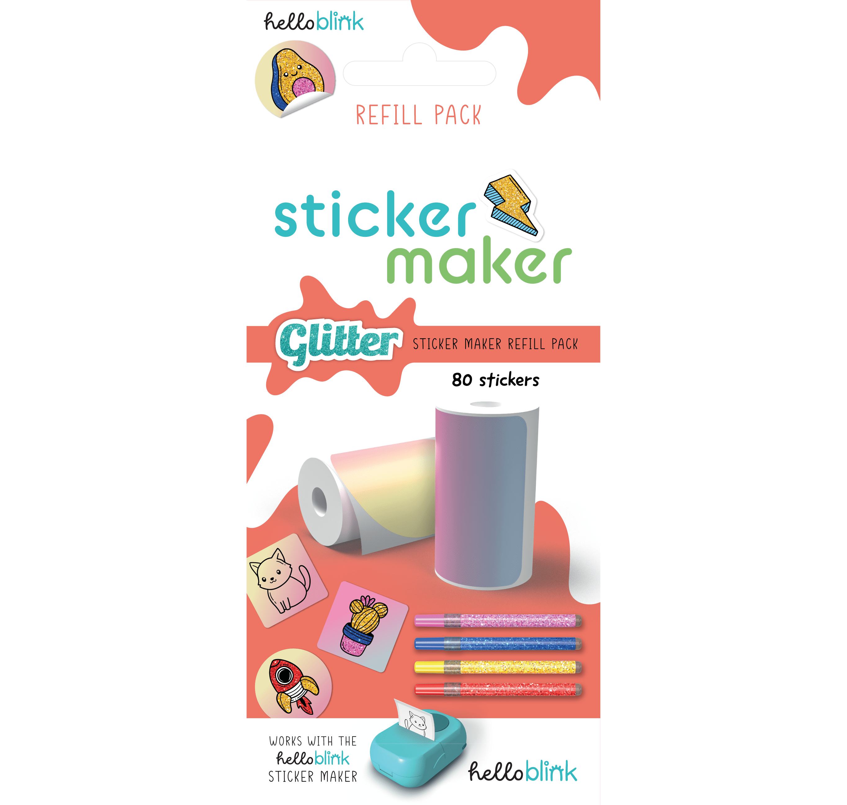 Hello Blink Sticker Maker Accessories Assortment CDU - Walmart.com