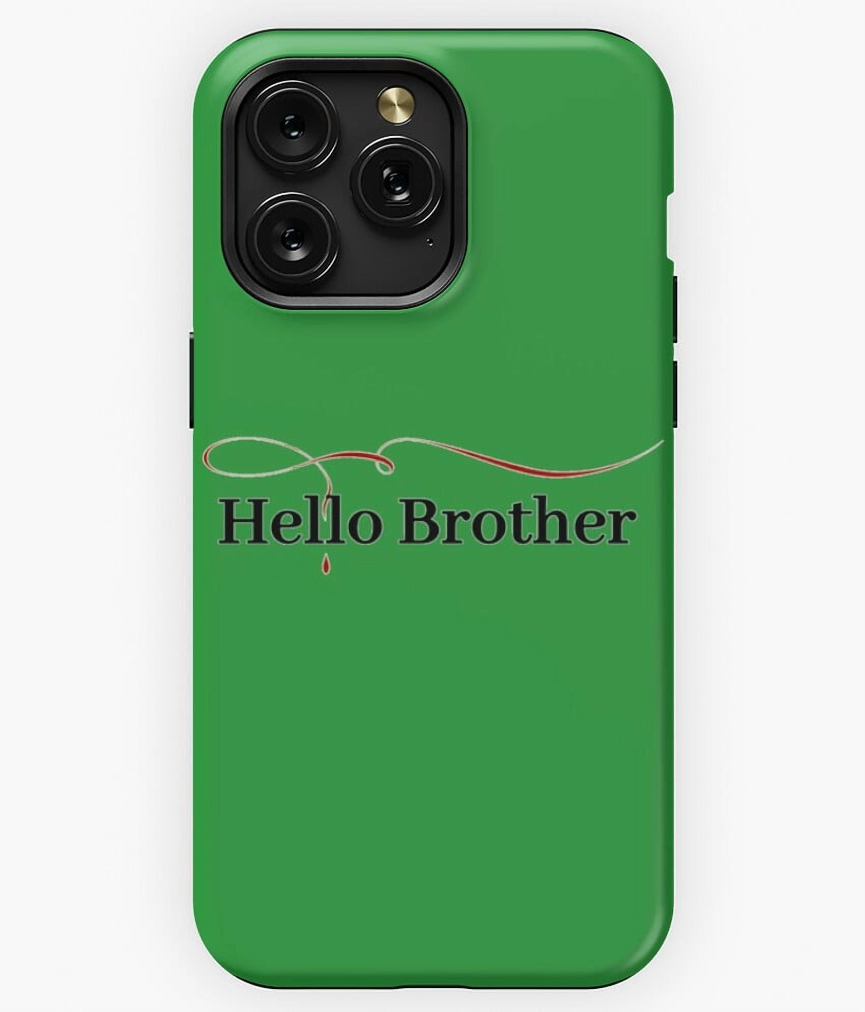 Hello Brother Iconic Damon Salvatore TVD Fan Quote A944 Phone Case for ...