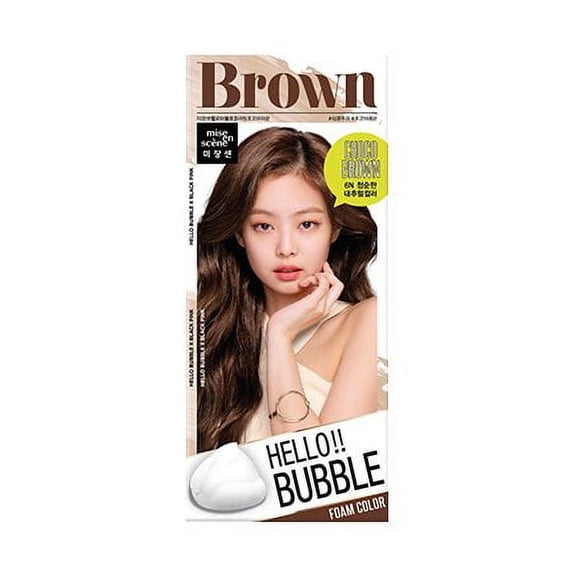 Hello Bubble 6N Choco Brown Hair Dye with Secret Magic Essence ...