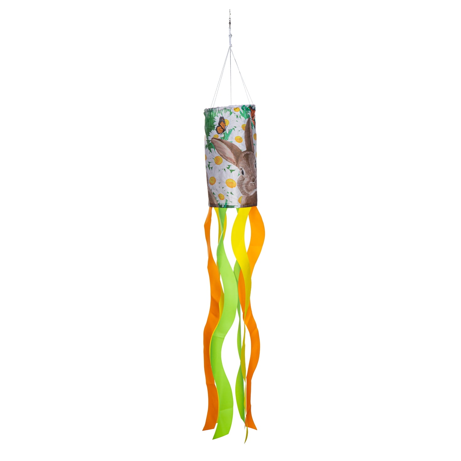 Evergreen Spring Bunny Windsock - Sublimated Windsocks Outdoor Hanging ...