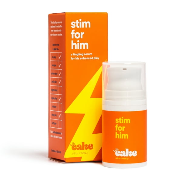 Hello Cake Stim for Him – Water-Based Arousal Gel Sexual Lubricant for ...