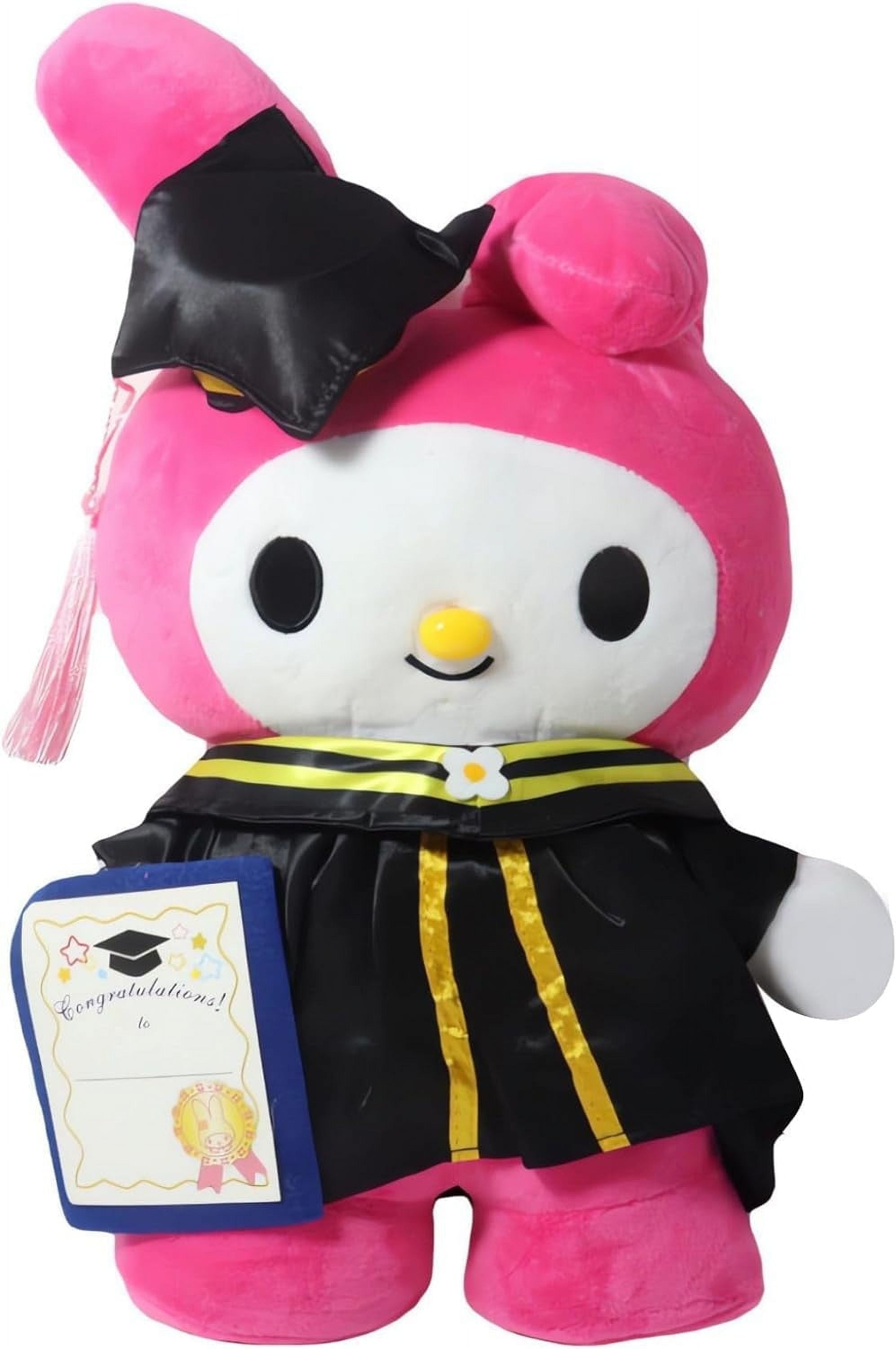 Hello Cartoon Kitty Cat Plush Toy, 13.7" Cute Graduation Decorations ...
