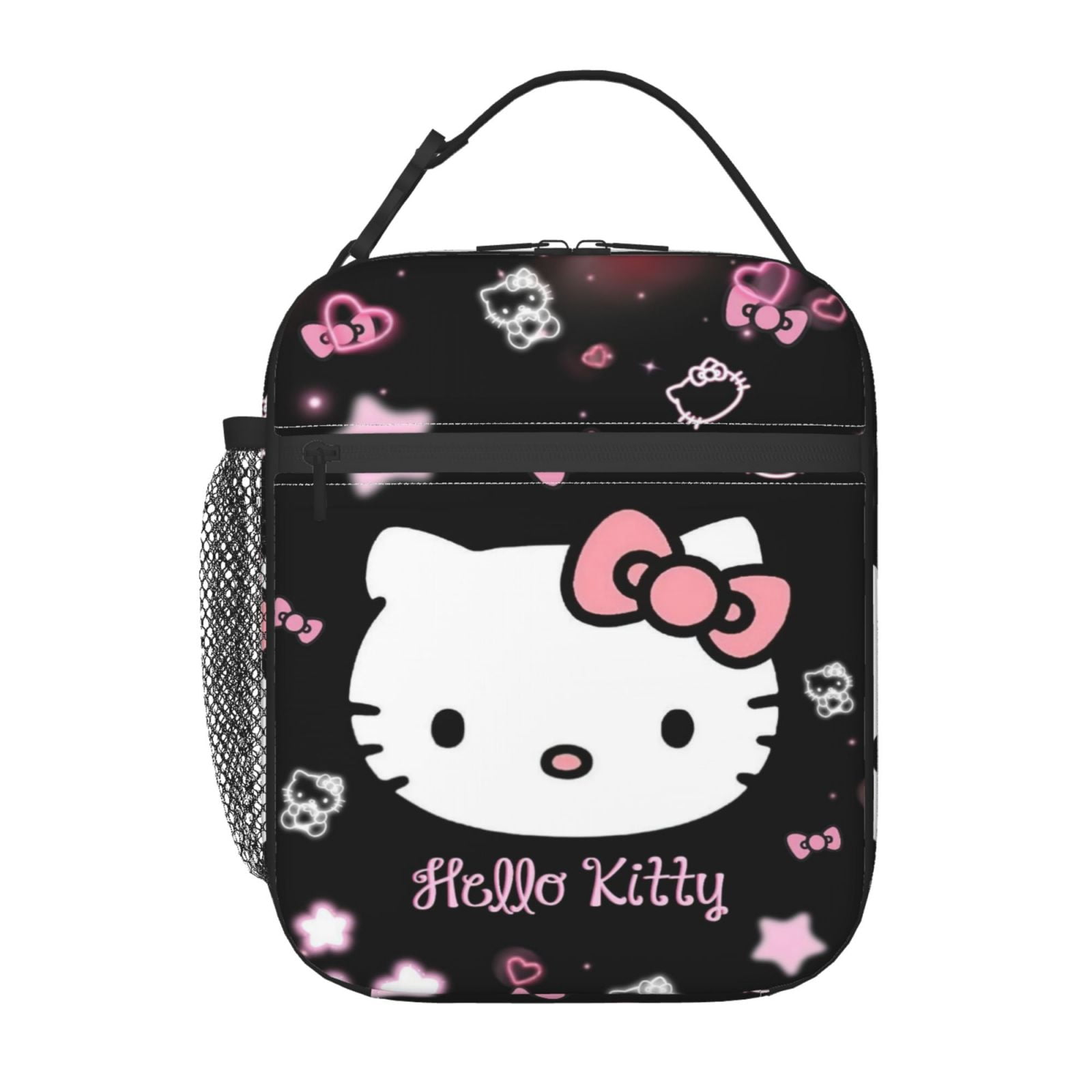 Hello Cat Ki-tty Lunch Bag Portable Insulated Lunch box with Handle For ...