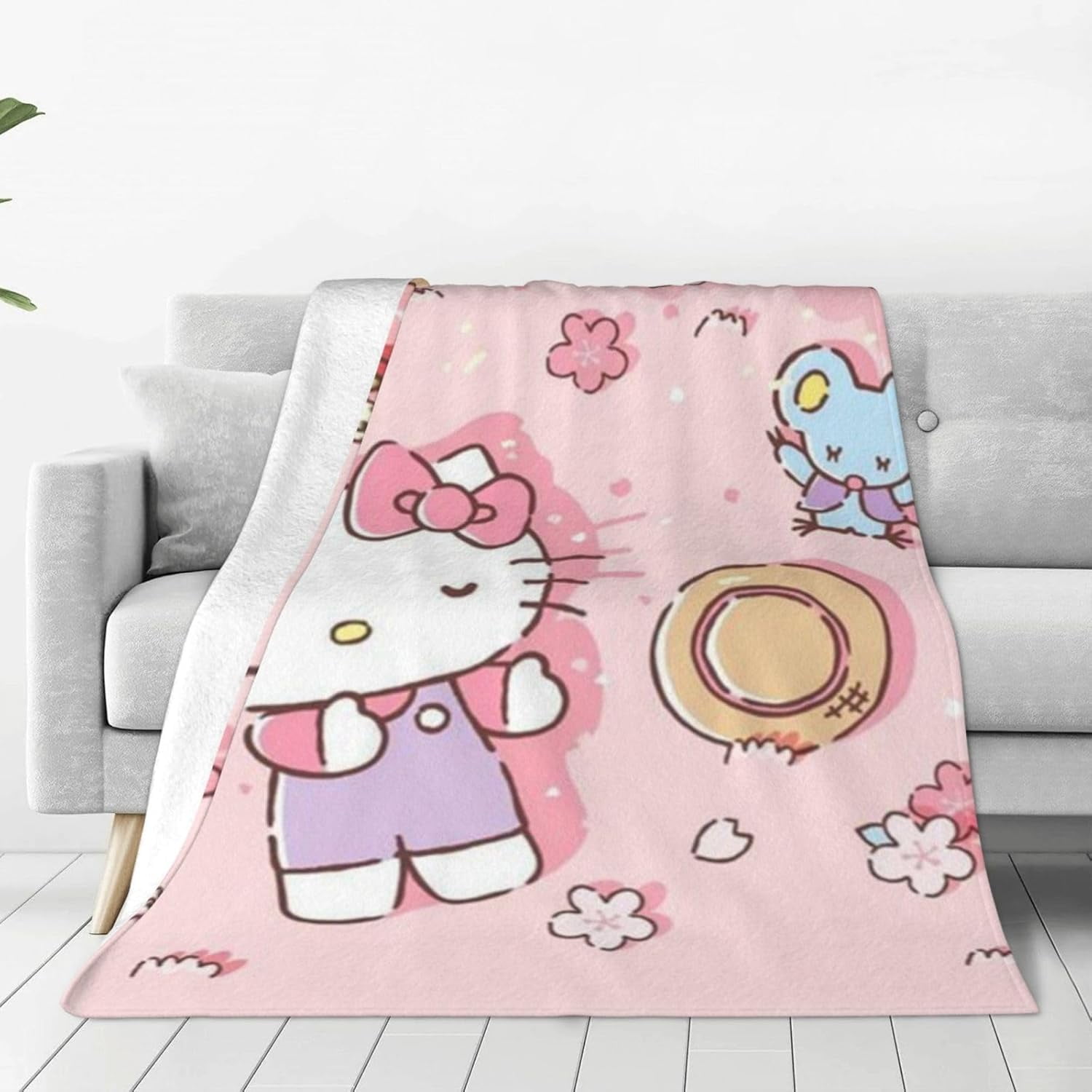 Hello Cat Kitty Blankets for Girls Hello Cat Kitty Gifts for Girls ...