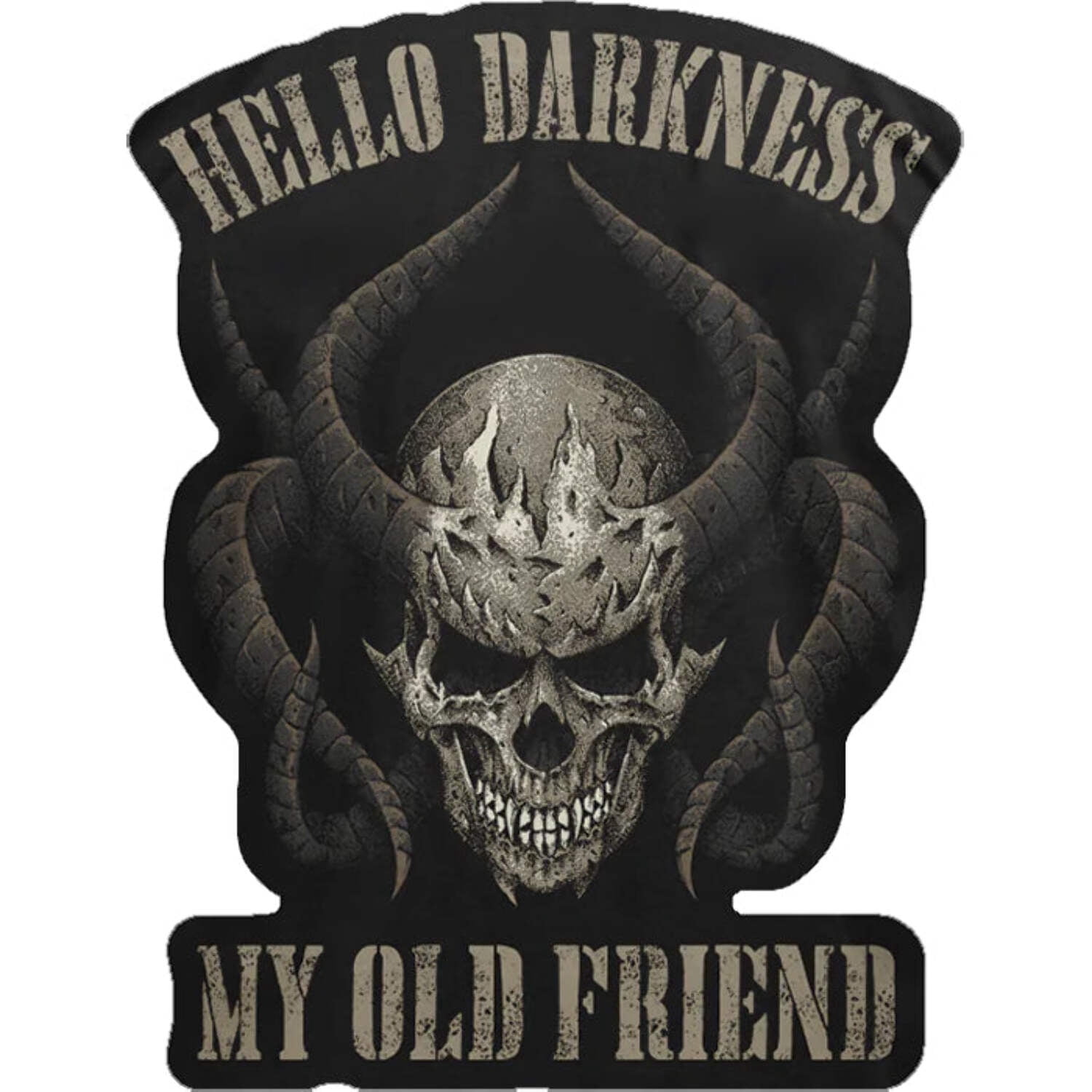 Hello Darkness Decal Premium Vinyl Die Cut UV Coating Military Decals ...