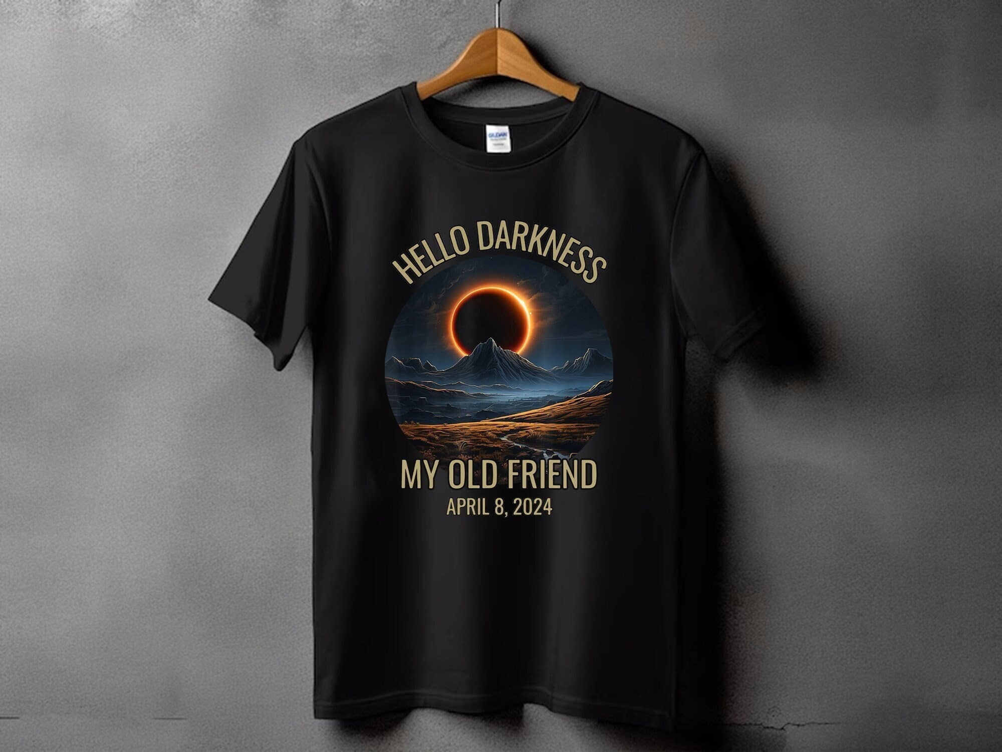Hello Darkness Shirt, April 8th 2024 Shirt, Eclipse Event Shirt, Funny ...